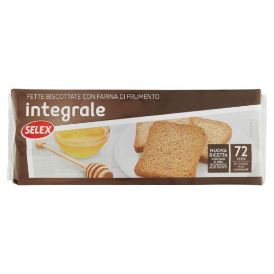 Selex Fette Biscottate con Farina di Frumento Integrale in Confez ...